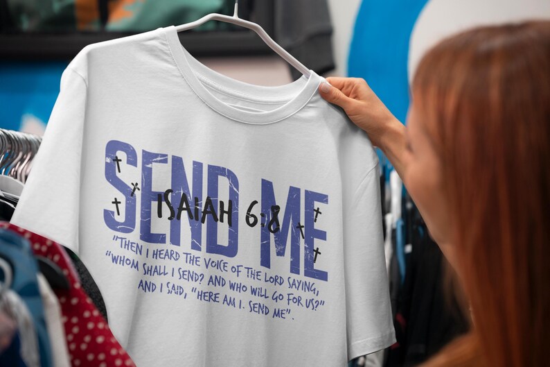 Send Me SVG: Bible Verse Shirt, Christian Png, Church Prayer Design ...