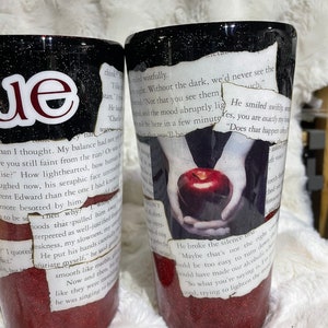 Twilight Inspired Tumbler Cup With Book Pages - Etsy