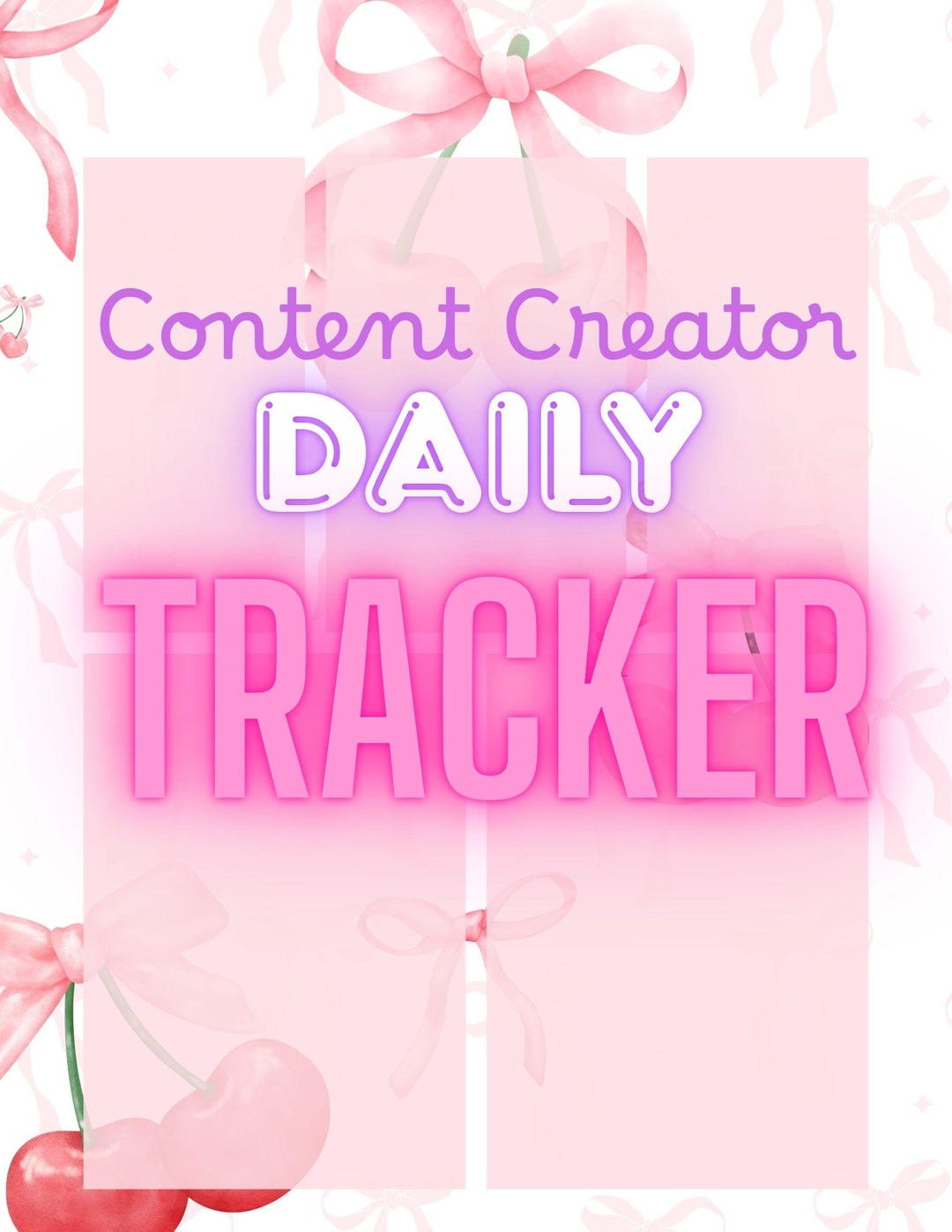Daily Creator Planner- Content Tracker UGC Schedule, To-do List ...