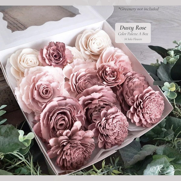 Dusty Rose Flower - Etsy