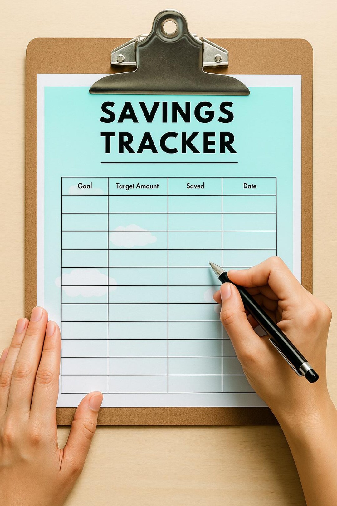 Savings Tracker Printable | Budget Goal Tracker | Instant Download | A4 ...