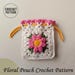 Crochet Penny Pouch Pattern PDF | DIY Small Coin Purse Crochet Tutorial ...