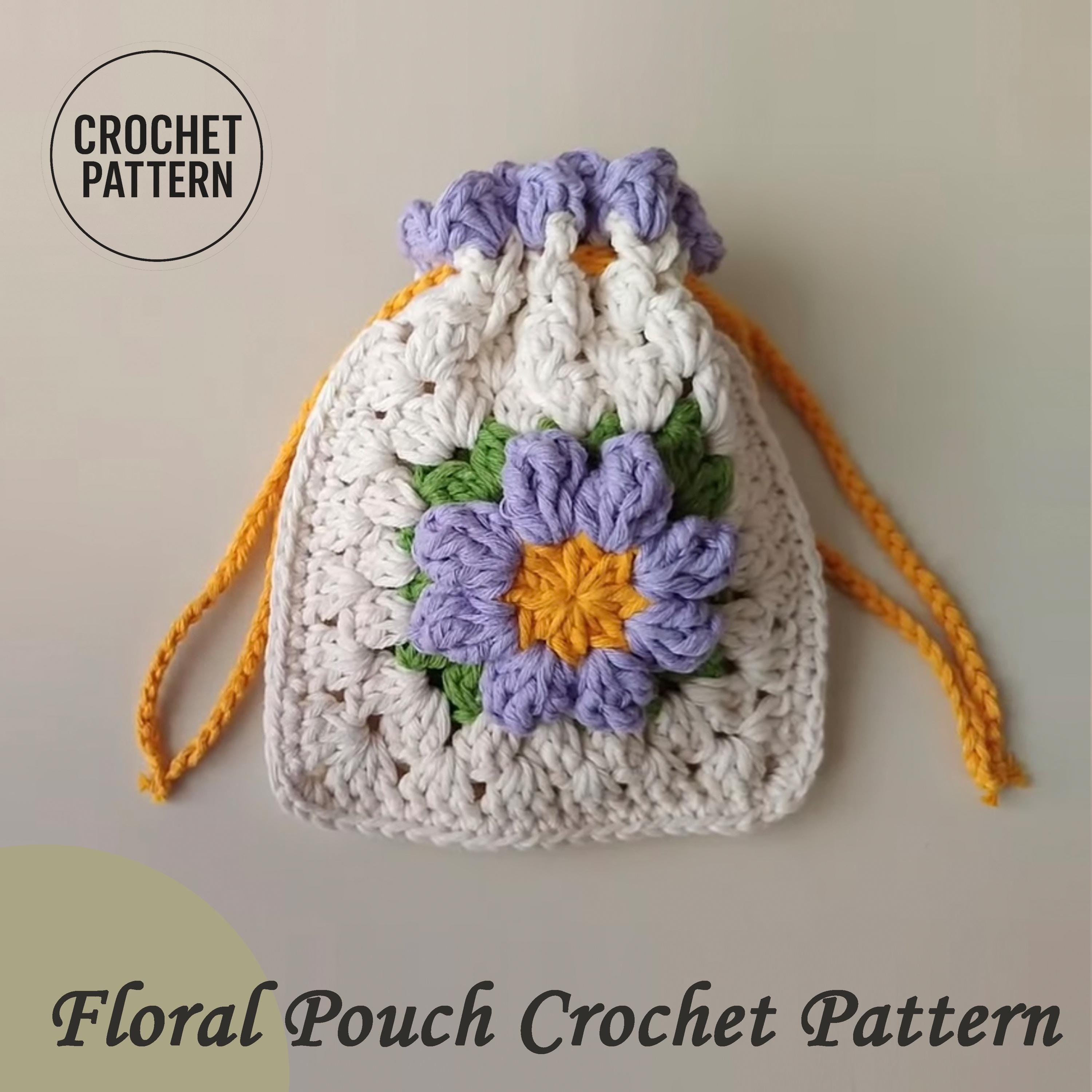 Crochet Penny Pouch Pattern PDF | DIY Small Coin Purse Crochet Tutorial ...