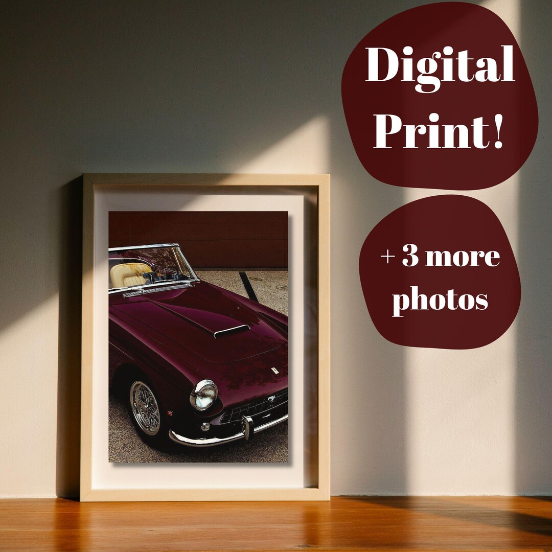 Luxury Sports Car Collage: Ferrari, Porsche, Lamborghini (digital Print ...