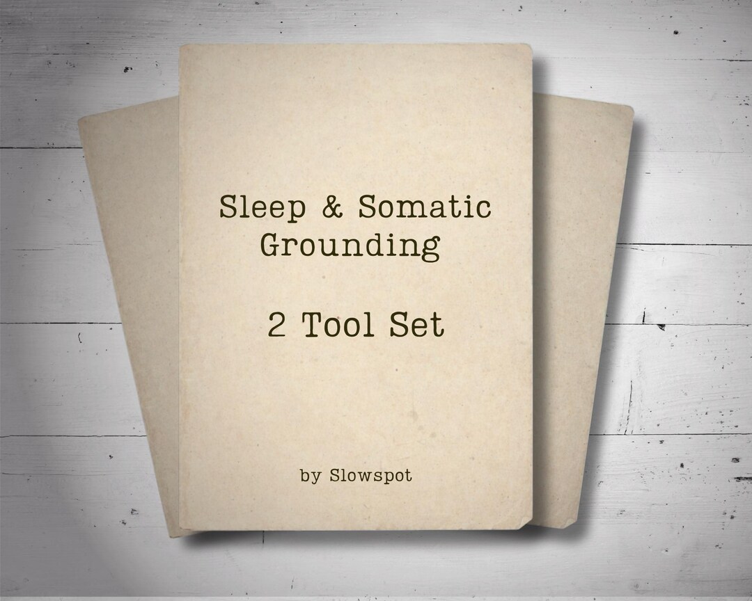 Somatic Grounding Tools – Analog Sensory Tool Bundle for Sleep ...