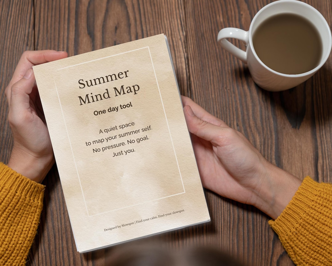 Summer Mind Map – One-day Printable Tool for Mental Clarity & Seasonal ...