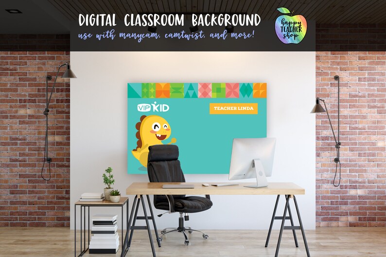 VIPKID Personalized Background VIPKID Digital Download | Etsy