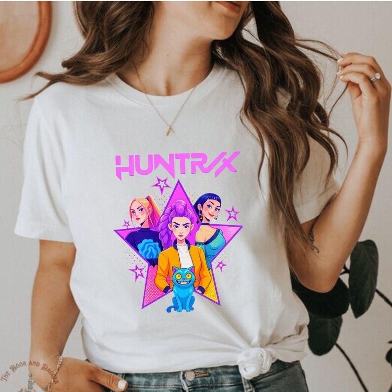 KPOP Huntrix PNG Bundle | Saja Girls & Demon Hunters Png | Anime Merch ...