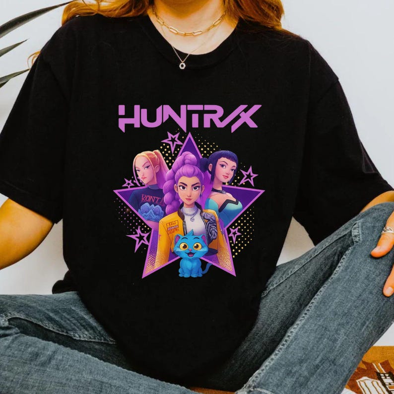 KPOP Huntrix PNG Bundle | Saja Girls & Demon Hunters Png | Anime Merch ...