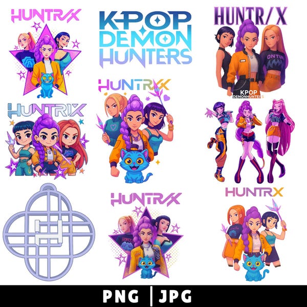Kpop Demon Hunter Cutouts - Etsy