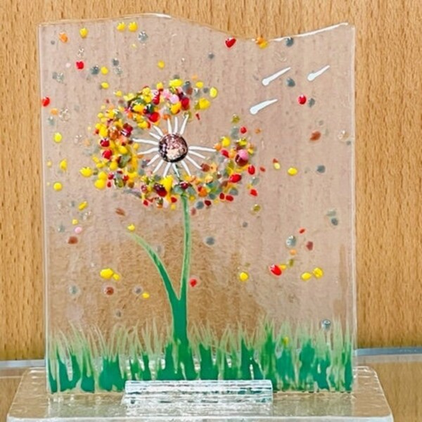 Dandelion Glass - Etsy