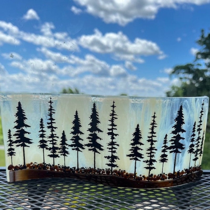 Tree Glass - Etsy