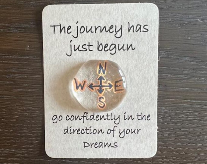 Nuggets of Wisdom, Positive Fused Glass Pocket Nugget, Comforting Gift ...