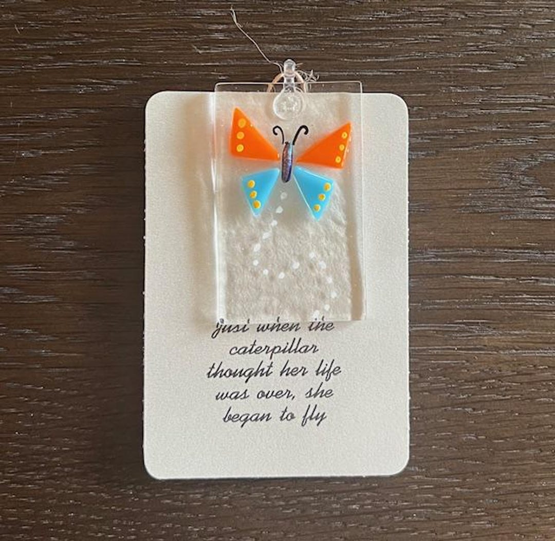 Butterfly Saying With Suncatcher, Little Gift of Kindness, Butterfly ...