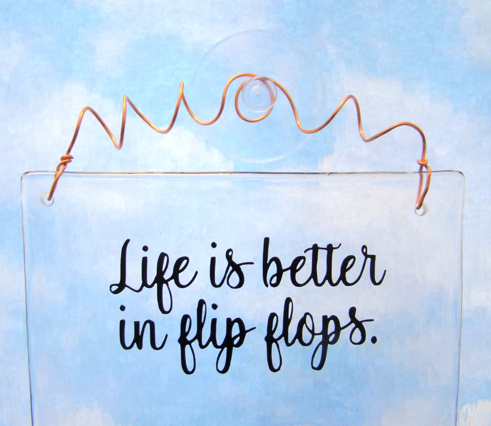 Fused Glass Sunny Sayings Sun Catcher Sun Catcher with a | Etsy