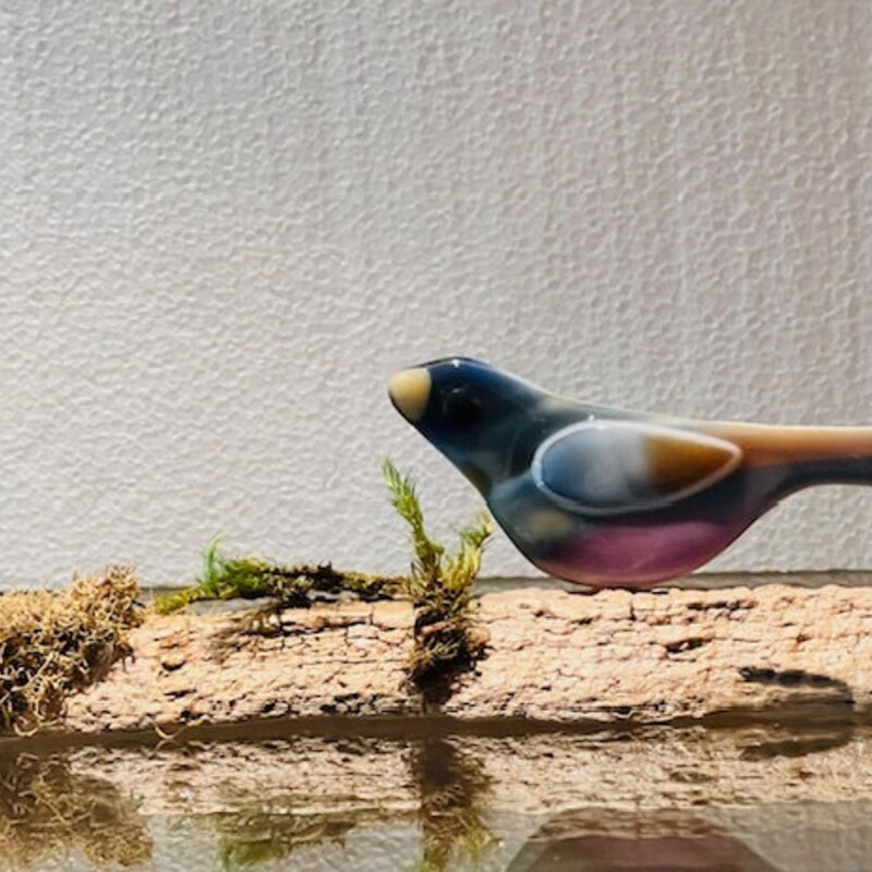 Fused Glass Bird - Etsy