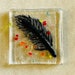 Fused Glass Feather Pocket Coin Little Gift of Kindness Gift - Etsy
