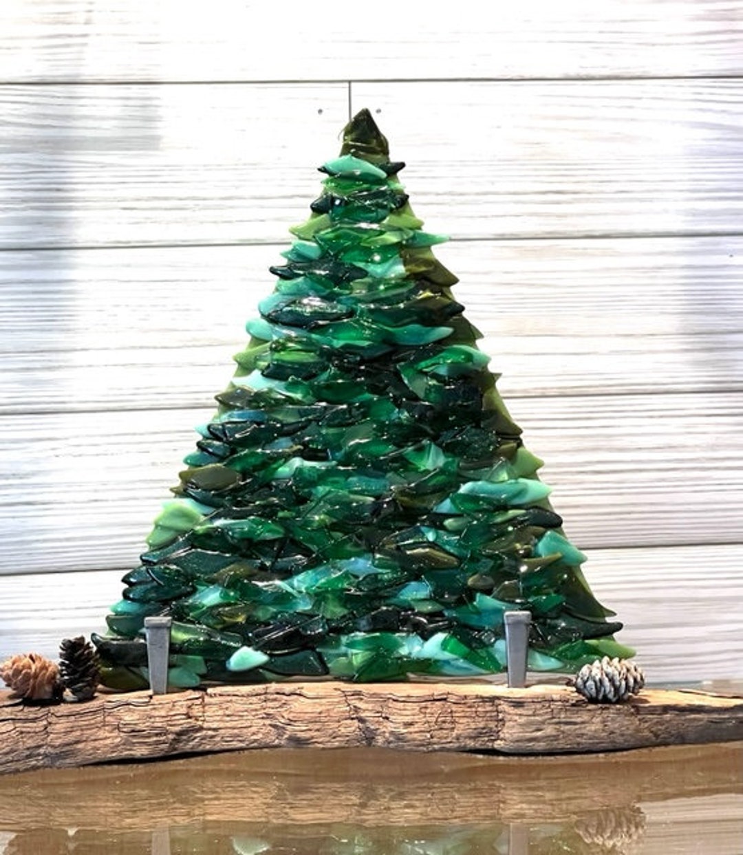 Fused Glass Tree Sculpture, Glass Art, Lyn Hunter Designs Original ...