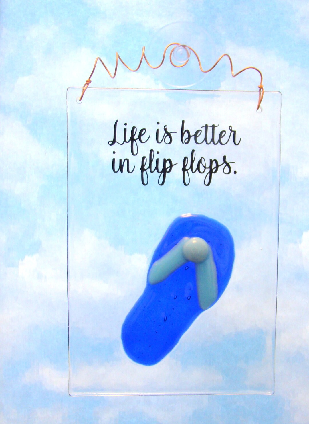 Fused Glass Sunny Sayings Sun Catcher, Sun Catcher With a Message ...