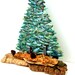 Fused Glass Tree Sculpture, Glass Art, Lyn Hunter Designs Original ...