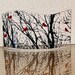 Fused Glass Tree and Cardinal Window Sill Art, Curved Tree Art ...