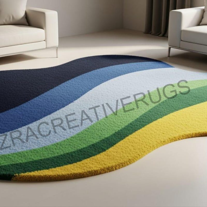 Blob Rug - Etsy