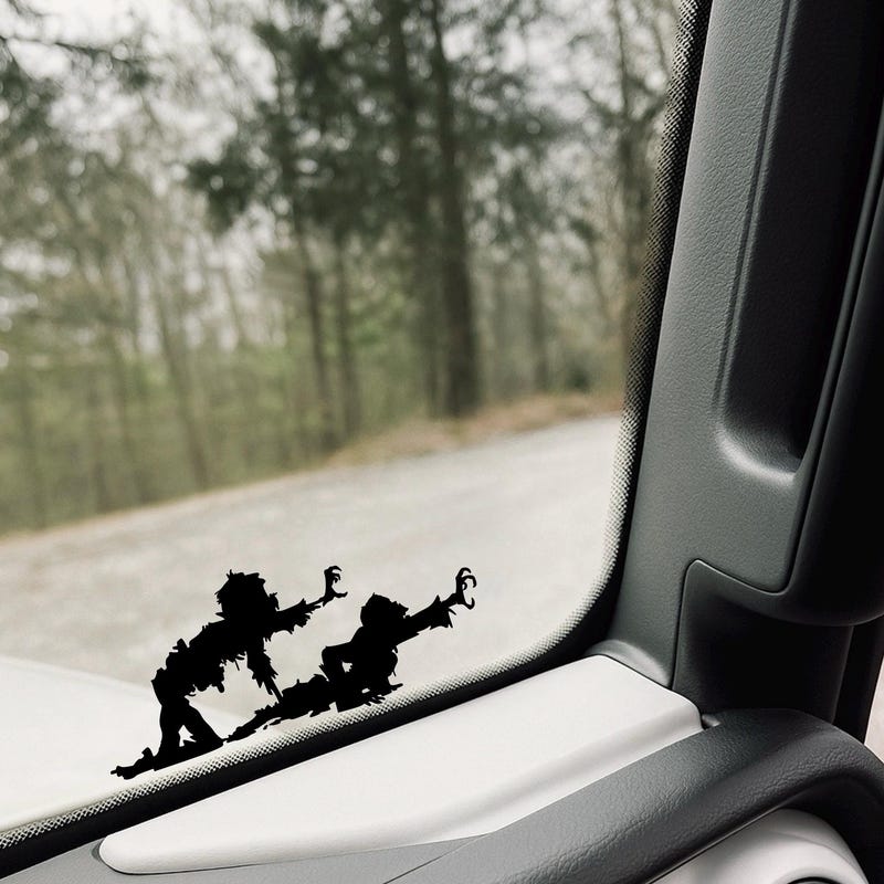 Zombie Car Decal - Etsy