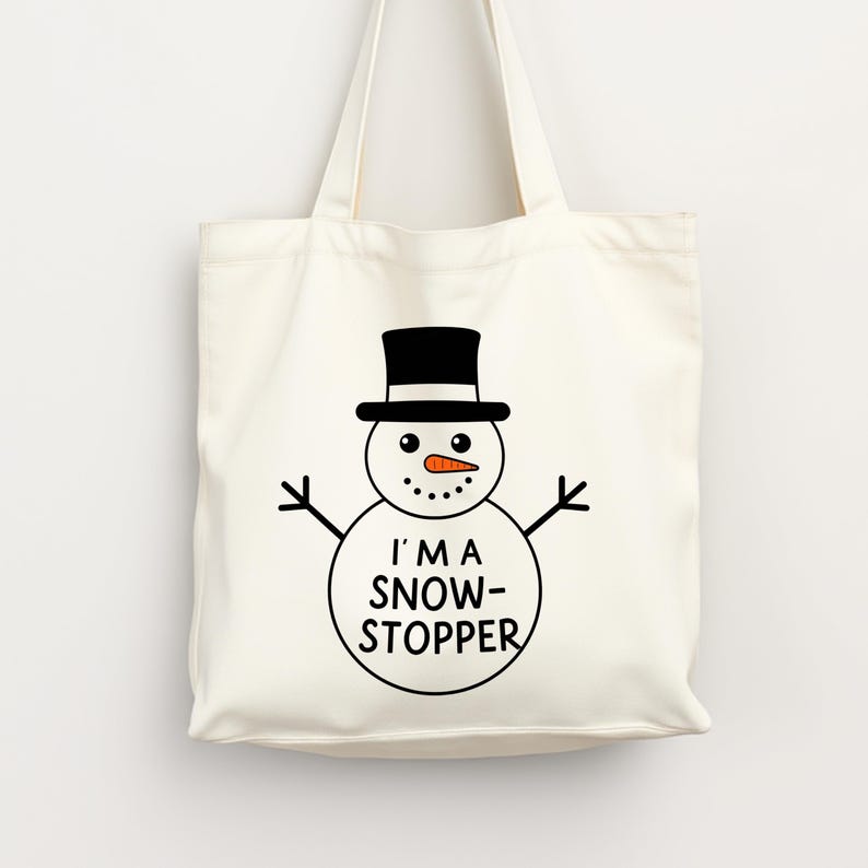 Pun Line Art Snowman Design PNG | 'i'm A Snow-stopper' Winter Apparel ...