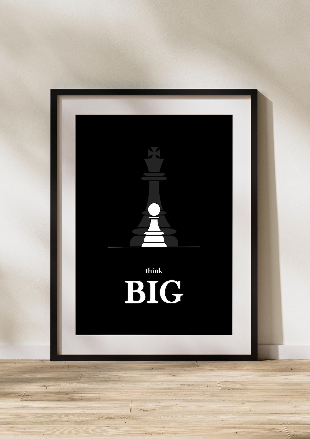 Think BIG Poster | Motivational Poster | Wall Art | Discipline ...