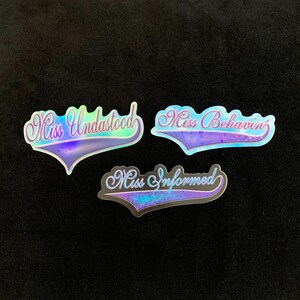 90's Girly Stickers, Early 2000's Stickers, Vintage Holographic ...