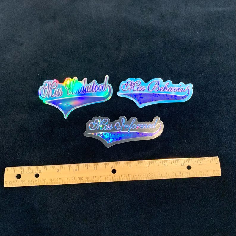 90's Girly Stickers, Early 2000's Stickers, Vintage Holographic ...