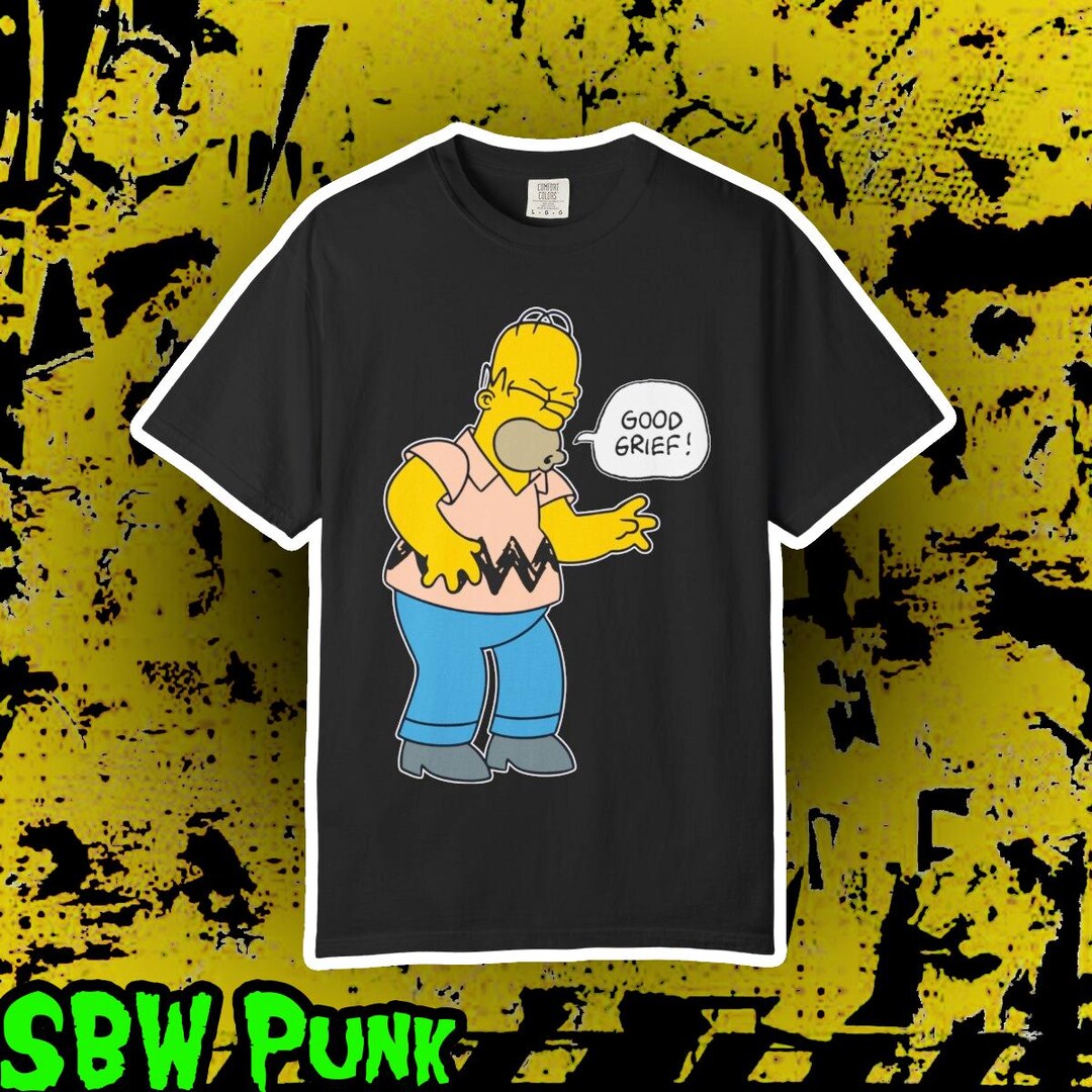 GOOD GRIEF! D'OH! Homer Simpson X Charlie Brown the Simpsons X Peanuts ...