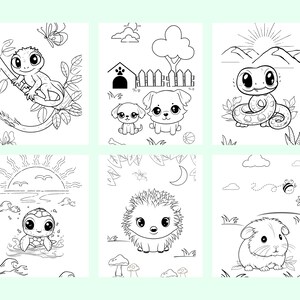 12 Printable A4 Coloring Pages – Cute & Bold Easy Designs – PDF ...