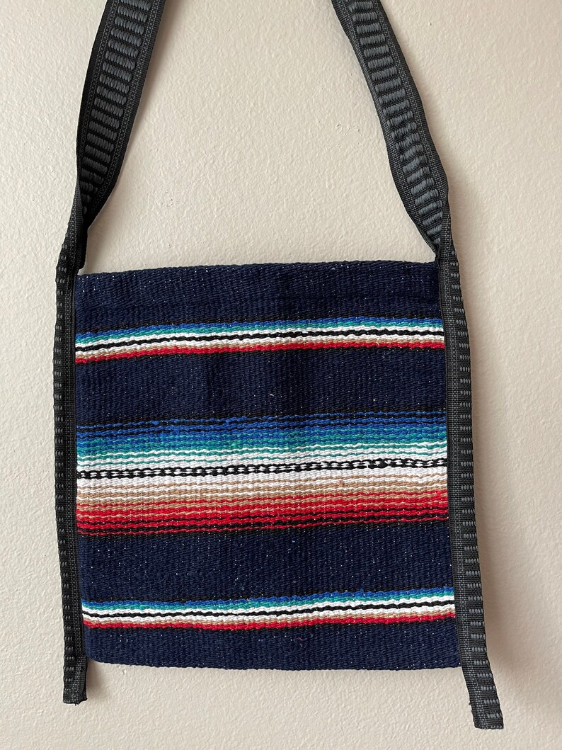 Handwoven Serape Crossbody Bag Handwoven Wool Malibu Purse NWT Beth ...