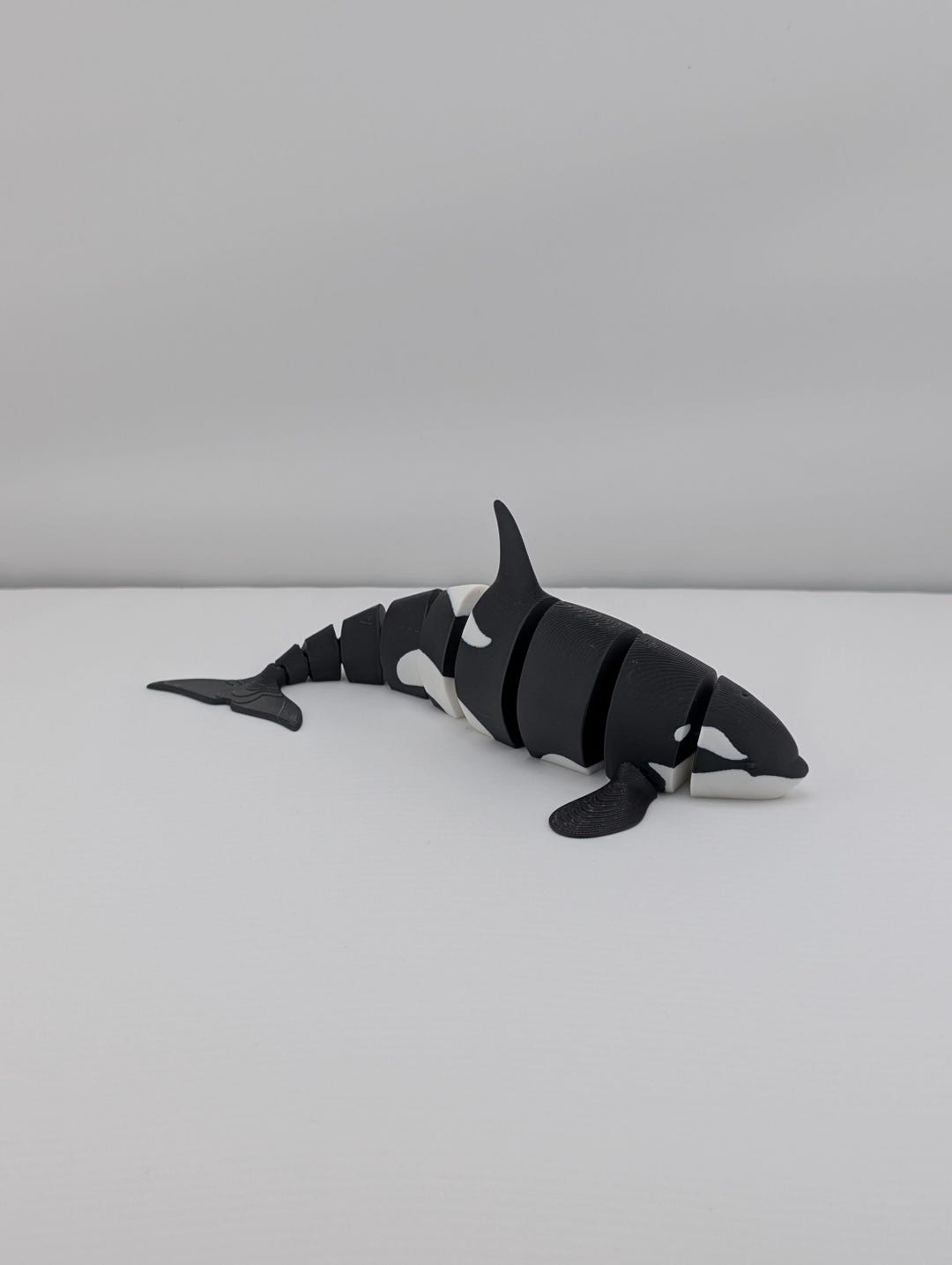 Articulated Orca Fidget Toy | 3D Printed Killer Whale | Flexi Desk ...