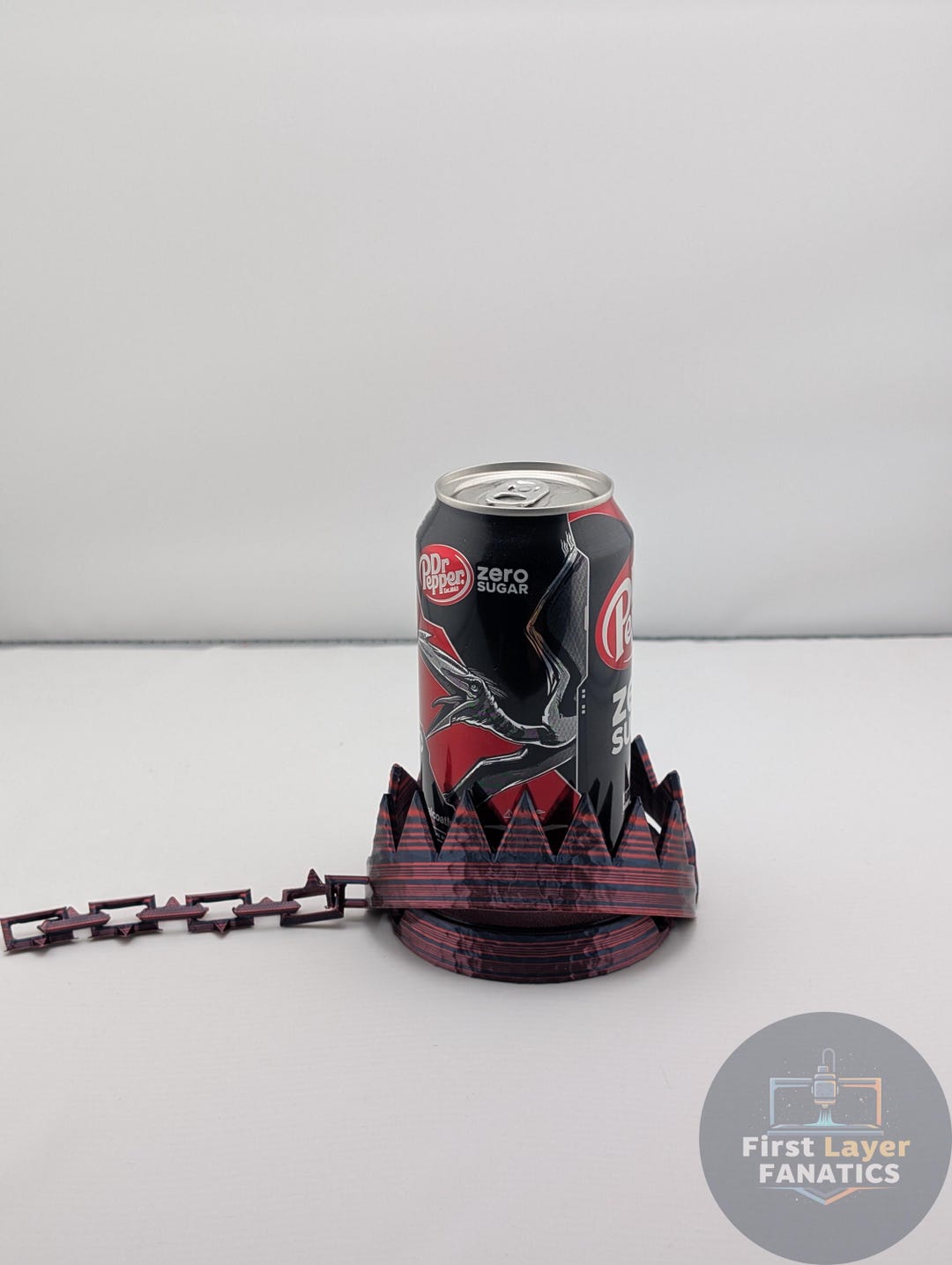 Bear Trap Can Holder Coaster | 3D Printed Fidget Drink Stand, Spooky ...
