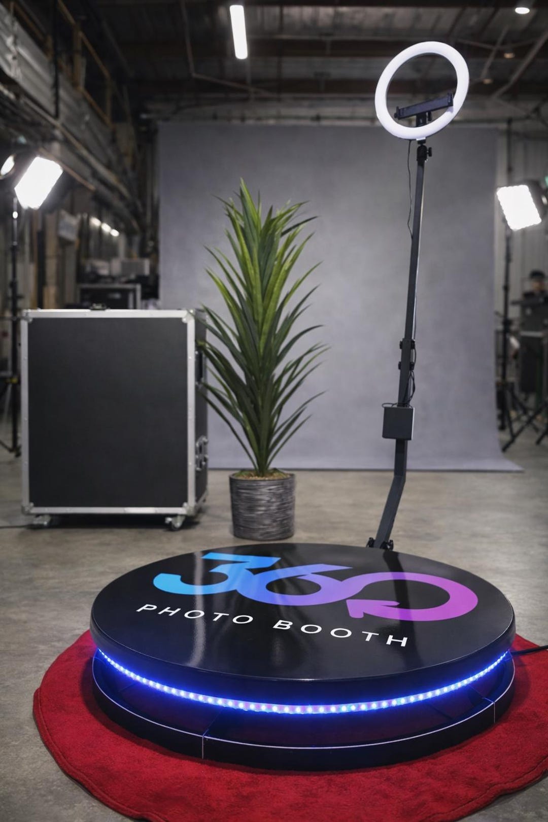 360 Photo Booth for Events, Portable Spin Booth With Travel Case - Etsy