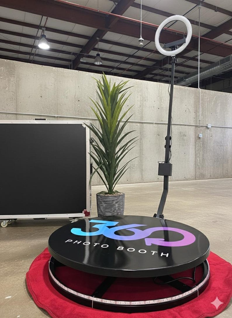 360 Photo Booth for Events, Portable Spin Booth With Travel Case - Etsy