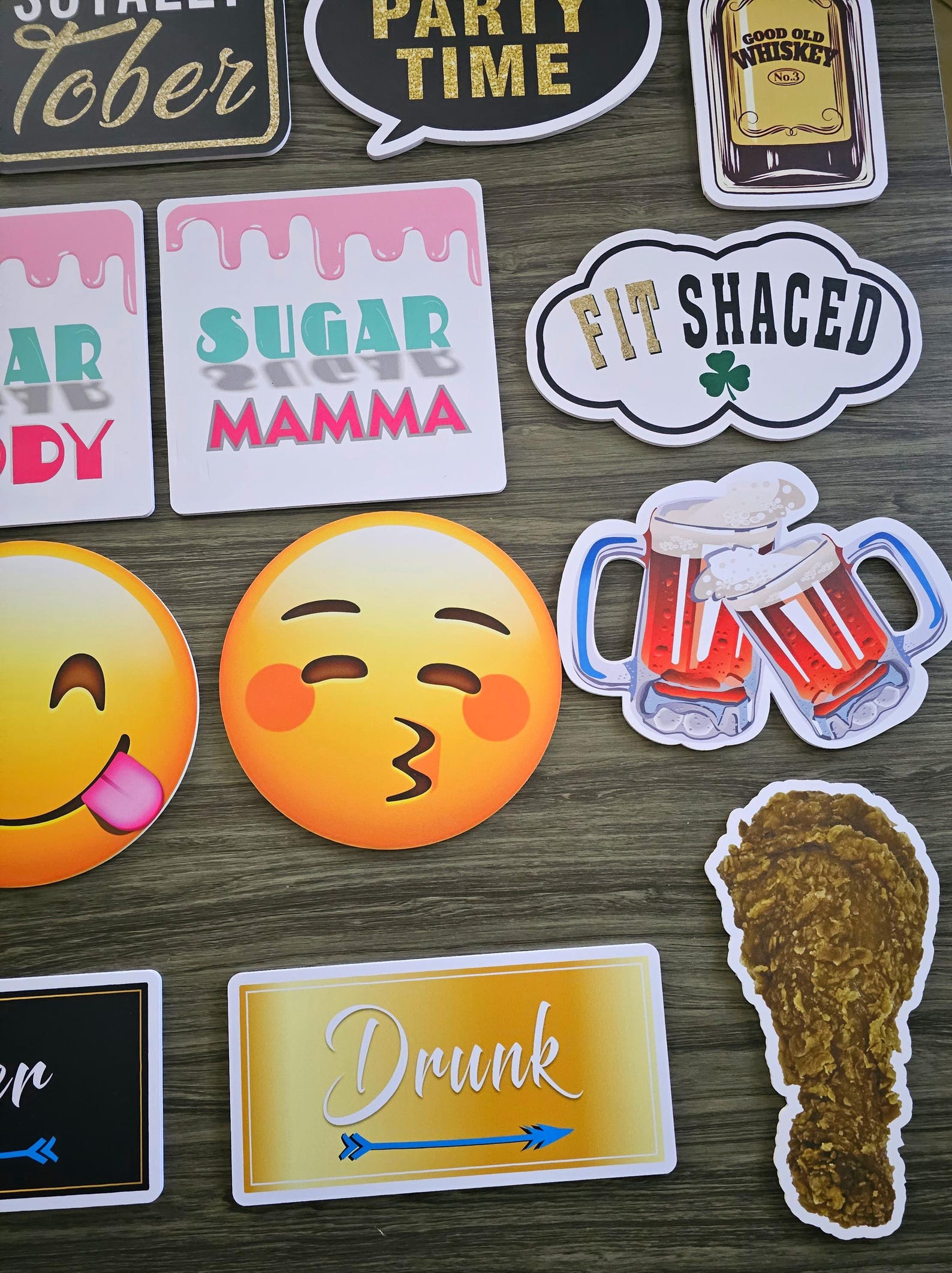 PVC Photo Booth Props: 10PCS Party Designs - Etsy