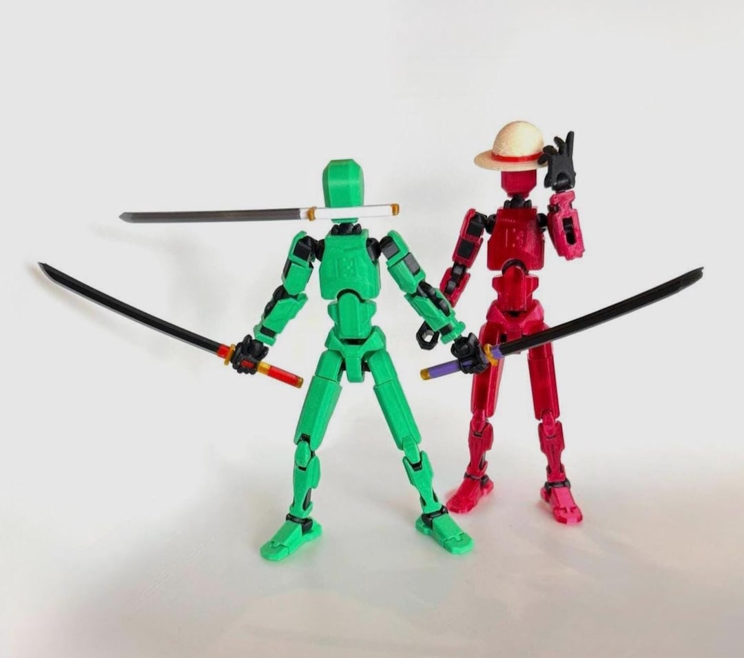3D Printed One Piece Anime Accessory Pack for Dummy 13: Luffy's Hat ...