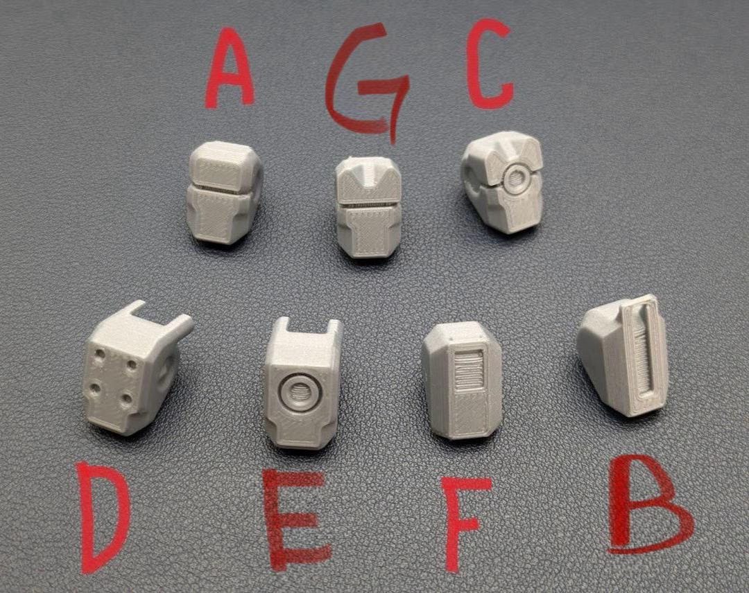 3D Printed Dummy 13, Carbon 13 M/F, & Ateles 13 Series Head Pack ...