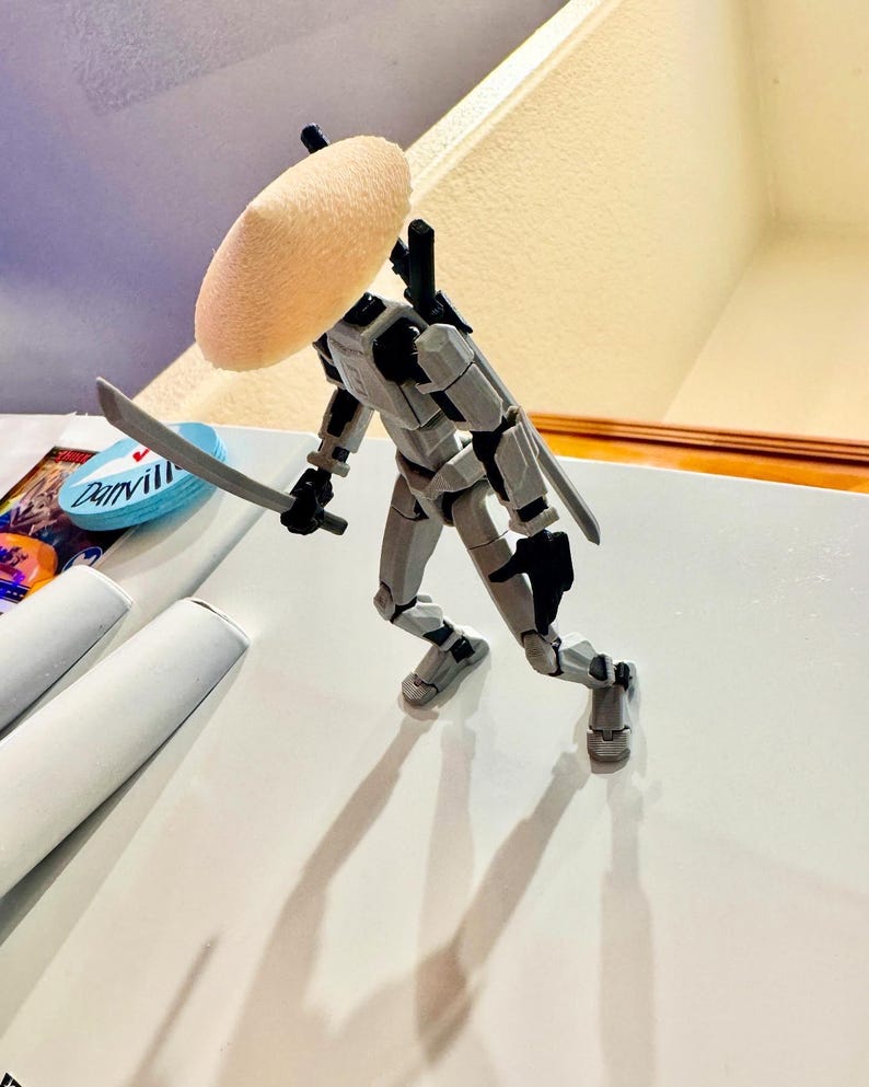 3D Printed Articulated Dummy 13 Action Figure: Display Toy With ...