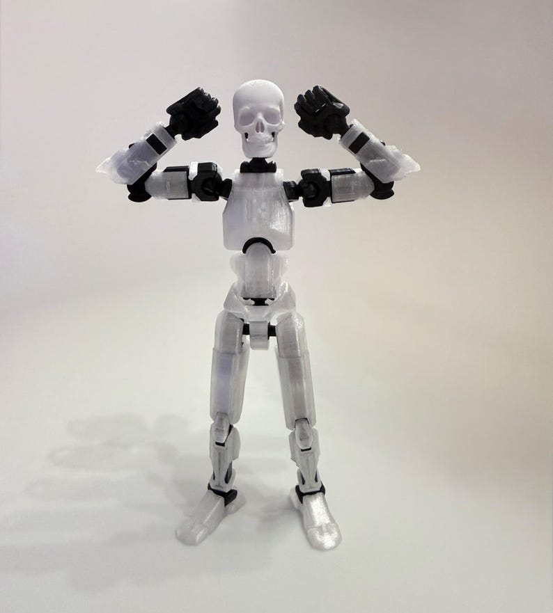 3D Printed Skull Head X2 for Dummy 13: 3D Printed Modular Action Figure ...