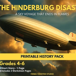 Hindenburg Disaster Worksheets for Grades 4–6 | Printable Reading ...