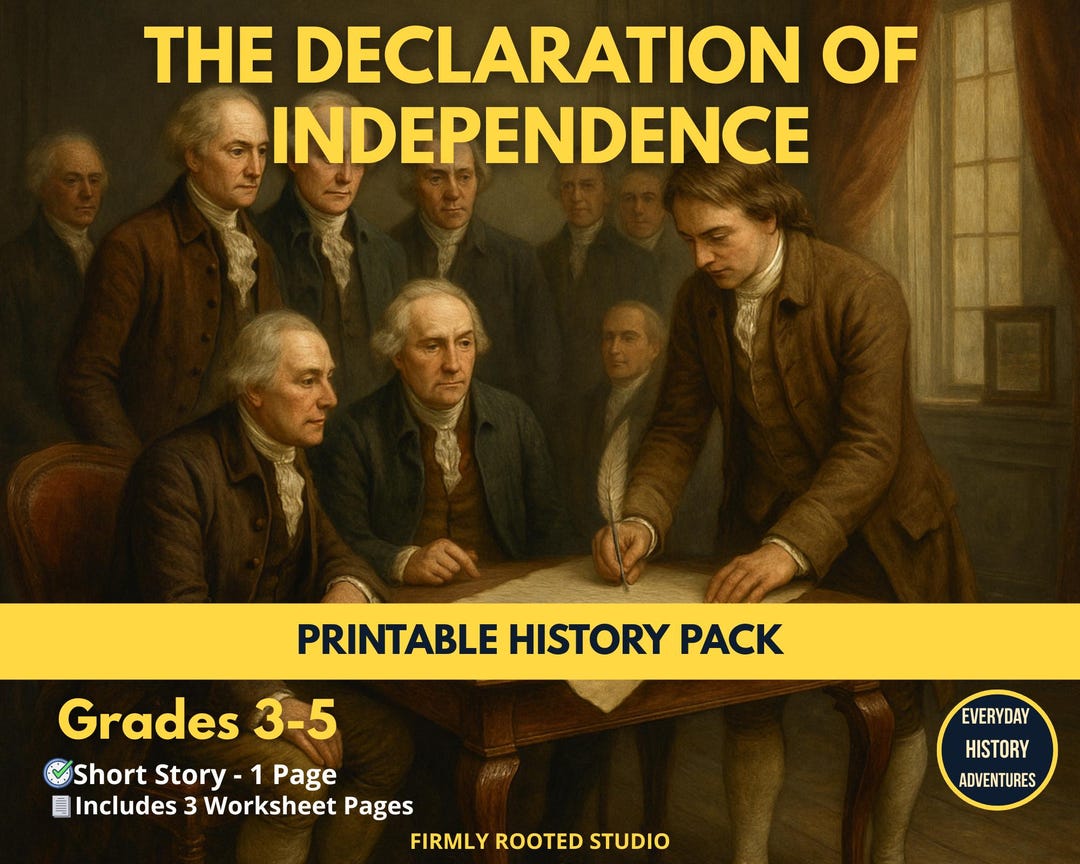 Declaration of Independence Worksheets | 4th of July Activities ...