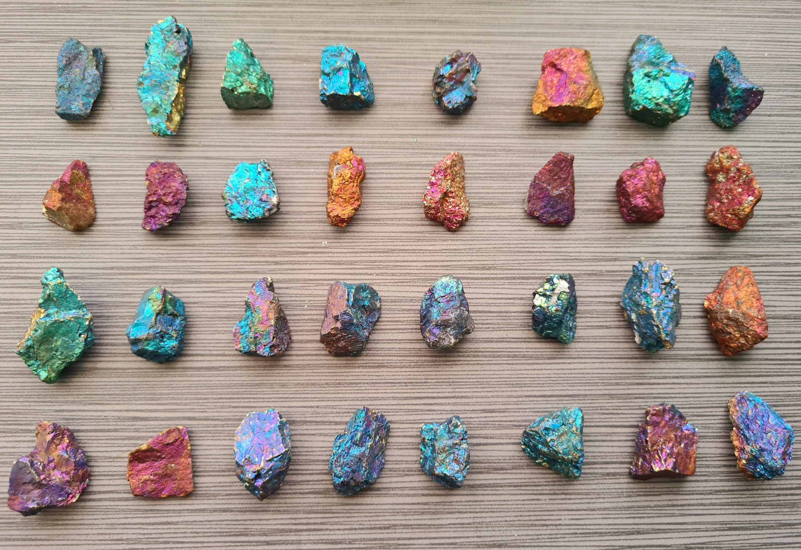 Chalcopyrite peacock Ore/ Bornite Raw Stone Wire Wrapped - Etsy