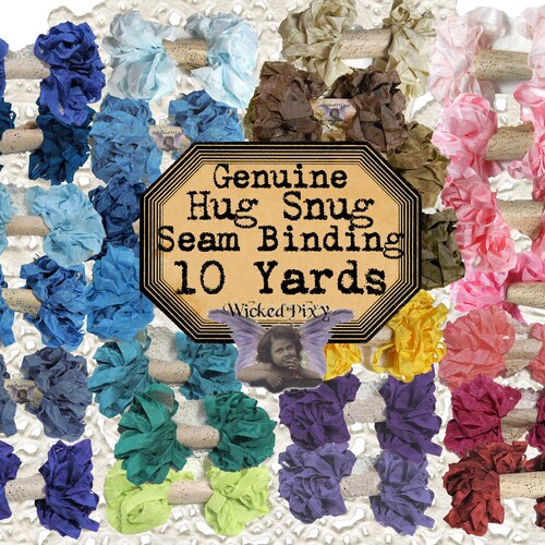 10 Yards Vintage Hug Snug Seam Binding Ribbon Many Colors - Etsy