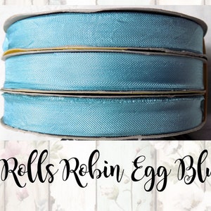 Vintage Hug Snug Seam Binding Ribbon Rolls - Lot of 3 Rolls - Blues ...