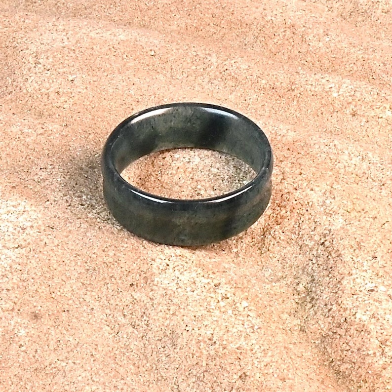 Hand Carved Olmec Blue Jade Ring: Guatemalan Jade Jewelry - Etsy