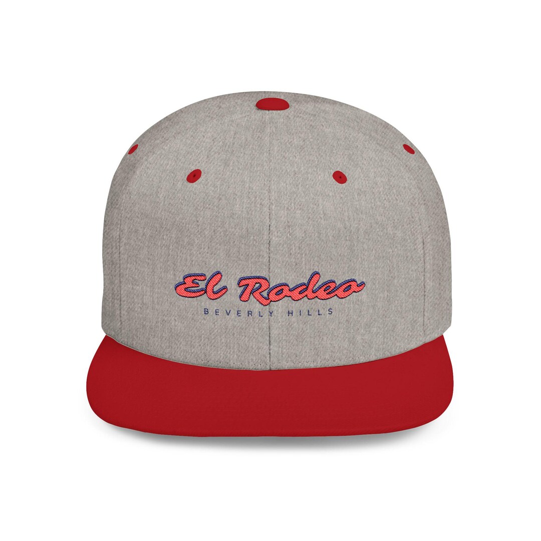 El Rodeo Beverly Hills Hat, Stylish Flat Bill Snapback Cap - Etsy